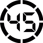 Digital Number 45 Vector SVG Icon - PNG Repo Free PNG Icons