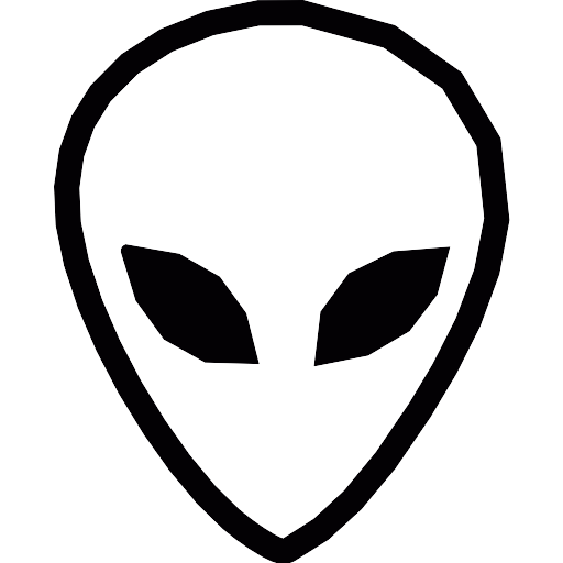 Alien Head Vector SVG Icon - PNG Repo Free PNG Icons
