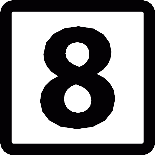 Number 8 Vector SVG Icon - PNG Repo Free PNG Icons