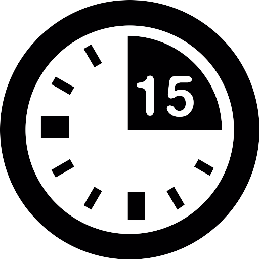 15 Minute Mark On Clock Vector SVG Icon - PNG Repo Free PNG Icons