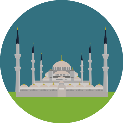 Blue Mosque Vector SVG Icon - PNG Repo Free PNG Icons