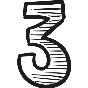 Drawing Of Number 3 Vector SVG Icon - PNG Repo Free PNG Icons