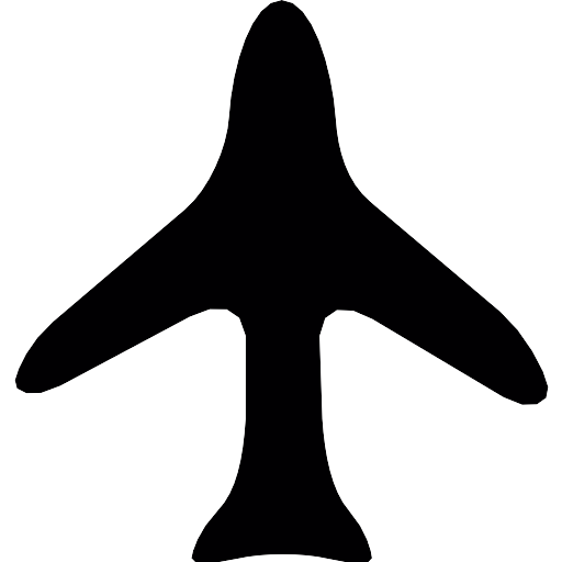 Plane Top View Vector SVG Icon - PNG Repo Free PNG Icons