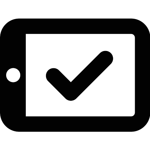 Tablet With Check Mark Vector SVG Icon - PNG Repo Free PNG Icons