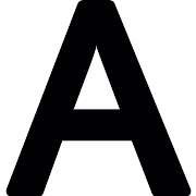 Capital A Vector SVG Icon - PNG Repo Free PNG Icons