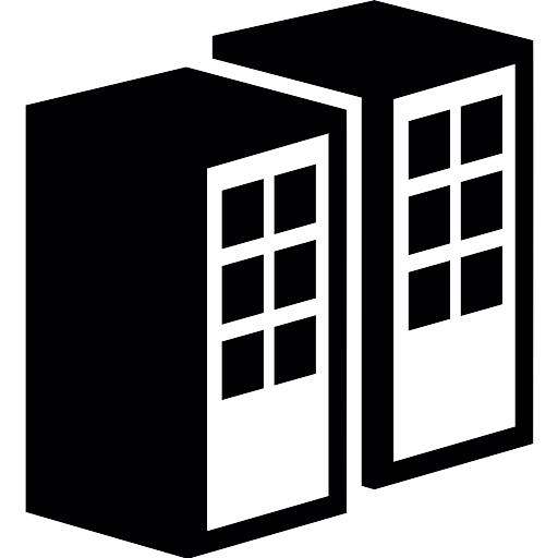 Two Buildings Vector SVG Icon - PNG Repo Free PNG Icons