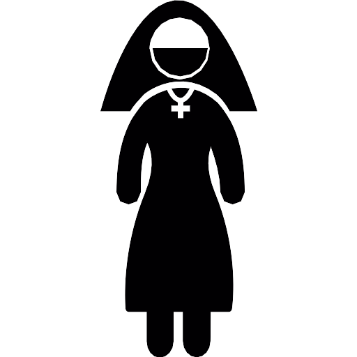 Nun Vector SVG Icon - PNG Repo Free PNG Icons