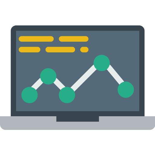 Analytics Laptop Vector SVG Icon - PNG Repo Free PNG Icons