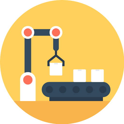 Industrial Robot Factory Vector SVG Icon - PNG Repo Free PNG Icons