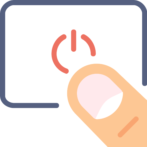 Tap Power Button Vector SVG Icon - PNG Repo Free PNG Icons