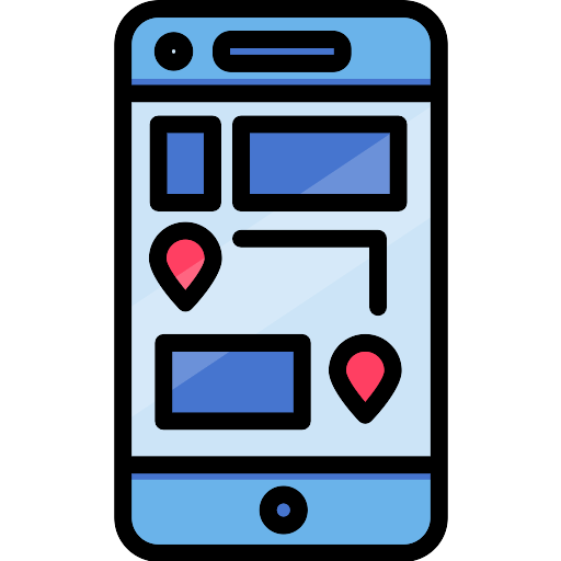 Smartphone Route Vector SVG Icon - PNG Repo Free PNG Icons
