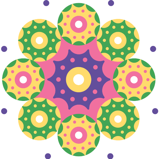 Rangoli Pattern Vector SVG Icon - PNG Repo Free PNG Icons