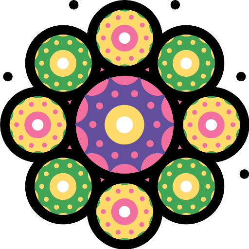 Rangoli Pattern Vector SVG Icon - PNG Repo Free PNG Icons