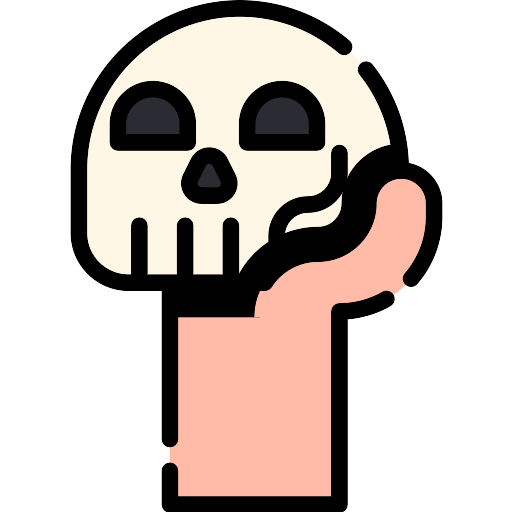 Hamlet Skull Vector SVG Icon - PNG Repo Free PNG Icons