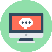 Computer Chat Vector SVG Icon - PNG Repo Free PNG Icons