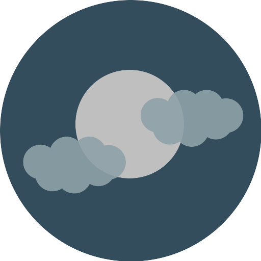 Cloudy Moon Vector SVG Icon - PNG Repo Free PNG Icons