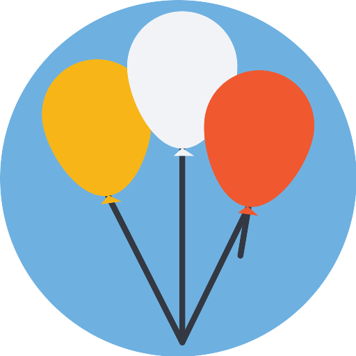 Balloons Birthday Vector SVG Icon - PNG Repo Free PNG Icons