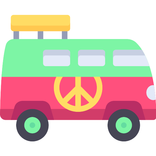 Hippie Van Vector SVG Icon - PNG Repo Free PNG Icons