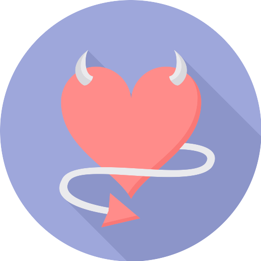 Heart Evil Vector SVG Icon - PNG Repo Free PNG Icons