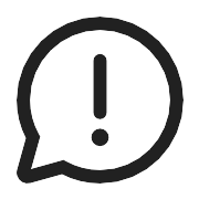 Chat Warning Vector SVG Icon - PNG Repo Free PNG Icons