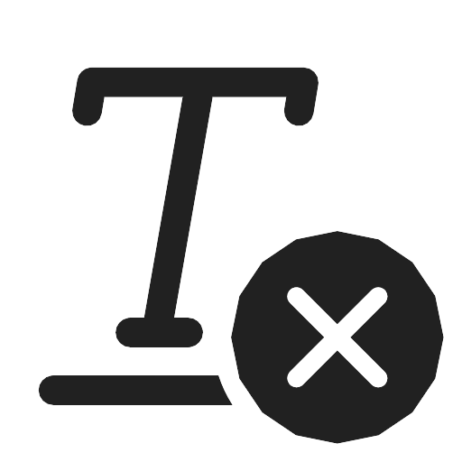 Clear Formatting Vector SVG Icon - PNG Repo Free PNG Icons