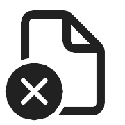 Document Dismiss Vector SVG Icon - PNG Repo Free PNG Icons