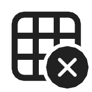 Table Delete Vector SVG Icon - PNG Repo Free PNG Icons