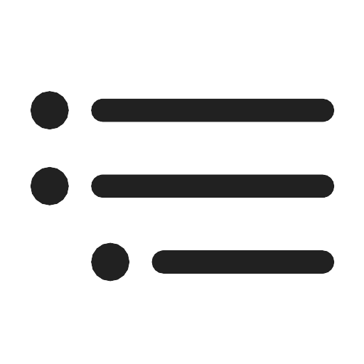 Text Bullet List Tree Vector SVG Icon - PNG Repo Free PNG Icons