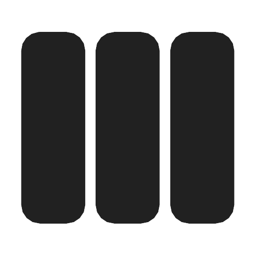 Column Triple Vector SVG Icon - PNG Repo Free PNG Icons