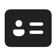 Contact Card Vector SVG Icon - PNG Repo Free PNG Icons