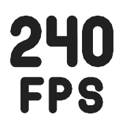 Fps 240 Vector SVG Icon - PNG Repo Free PNG Icons