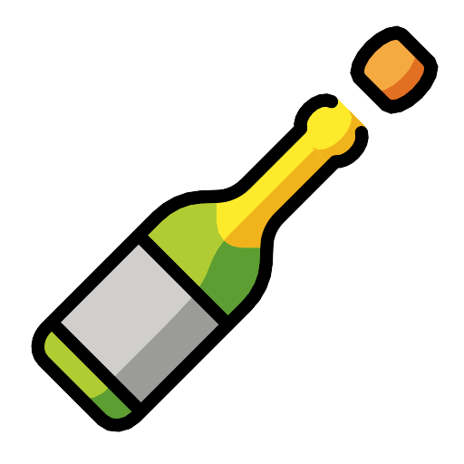 Bottle With Popping Cork Vector SVG Icon - PNG Repo Free PNG Icons