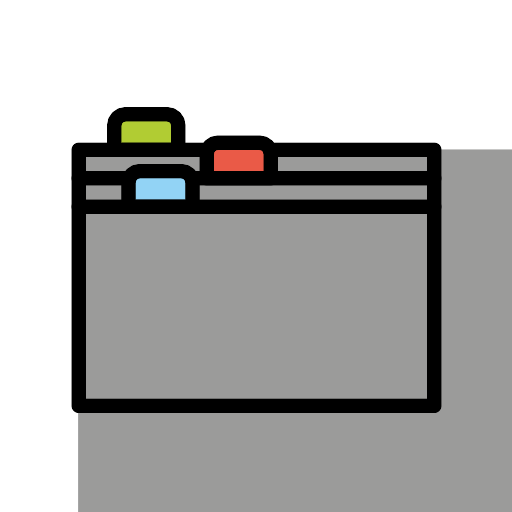 Card Index Dividers Vector SVG Icon - PNG Repo Free PNG Icons