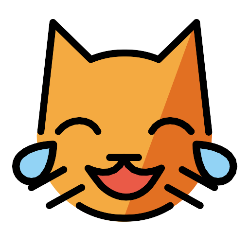 Cat With Tears Of Joy Vector SVG Icon - PNG Repo Free PNG Icons