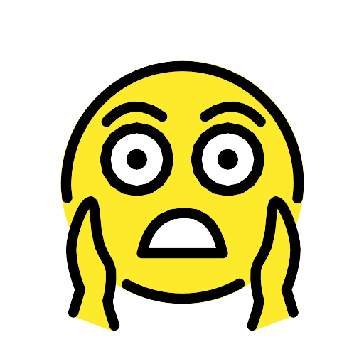 Face Screaming In Fear Vector SVG Icon - PNG Repo Free PNG Icons
