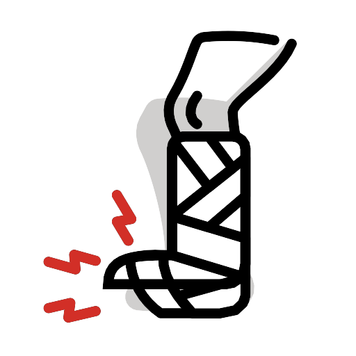 Fracture Leg Vector SVG Icon - PNG Repo Free PNG Icons