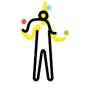 Man Juggling Vector SVG Icon - PNG Repo Free PNG Icons