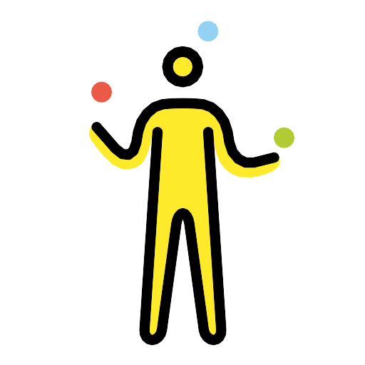 Person Juggling Vector SVG Icon - PNG Repo Free PNG Icons