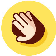 Yellow Hand Vector SVG Icon - PNG Repo Free PNG Icons