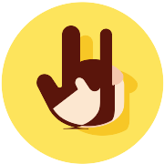 Yellow Pointing Up Vector SVG Icon - PNG Repo Free PNG Icons