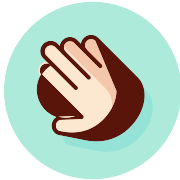 Blue Hand Vector SVG Icon - PNG Repo Free PNG Icons