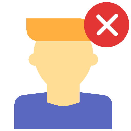 Male Deny Vector SVG Icon - PNG Repo Free PNG Icons