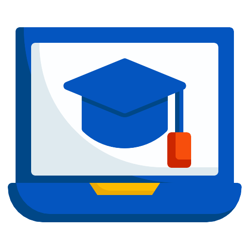 Online Education Elearning Training Video Course Laptop Vector SVG Icon ...