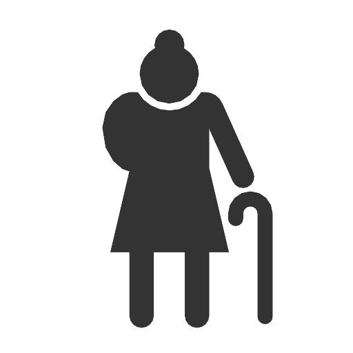 Old Woman Vector SVG Icon - PNG Repo Free PNG Icons