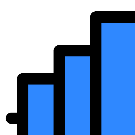 Chart Histogram Two Vector SVG Icon - PNG Repo Free PNG Icons