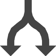 Road Split Vector SVG Icon - PNG Repo Free PNG Icons