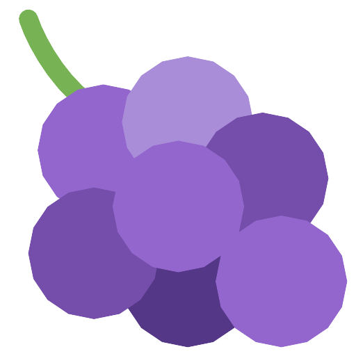Grapes Fruit Emoj Symbol Food Vector SVG Icon - PNG Repo Free PNG Icons