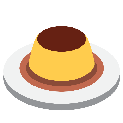 Custard Pudding Sweet Dessert Food Emoj Vector SVG Icon - PNG Repo Free ...