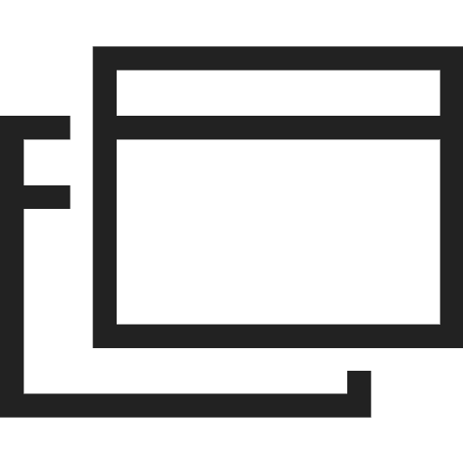 App Double Interface Software Dev Vector SVG Icon - PNG Repo Free PNG Icons