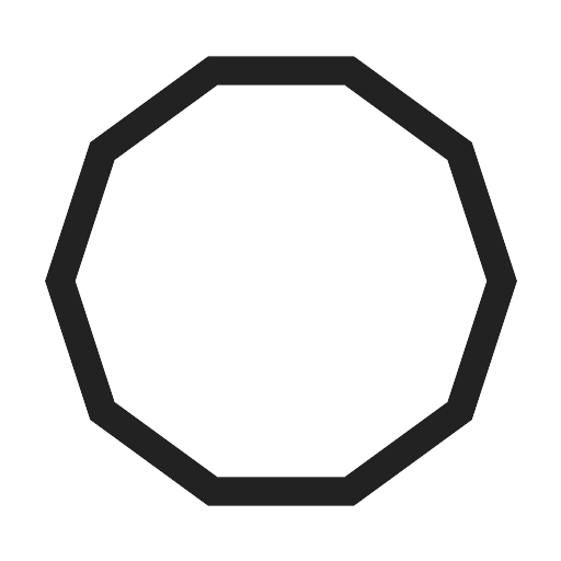 Decagon Shape Figure Form Geometry Graphic Vector SVG Icon - PNG Repo ...